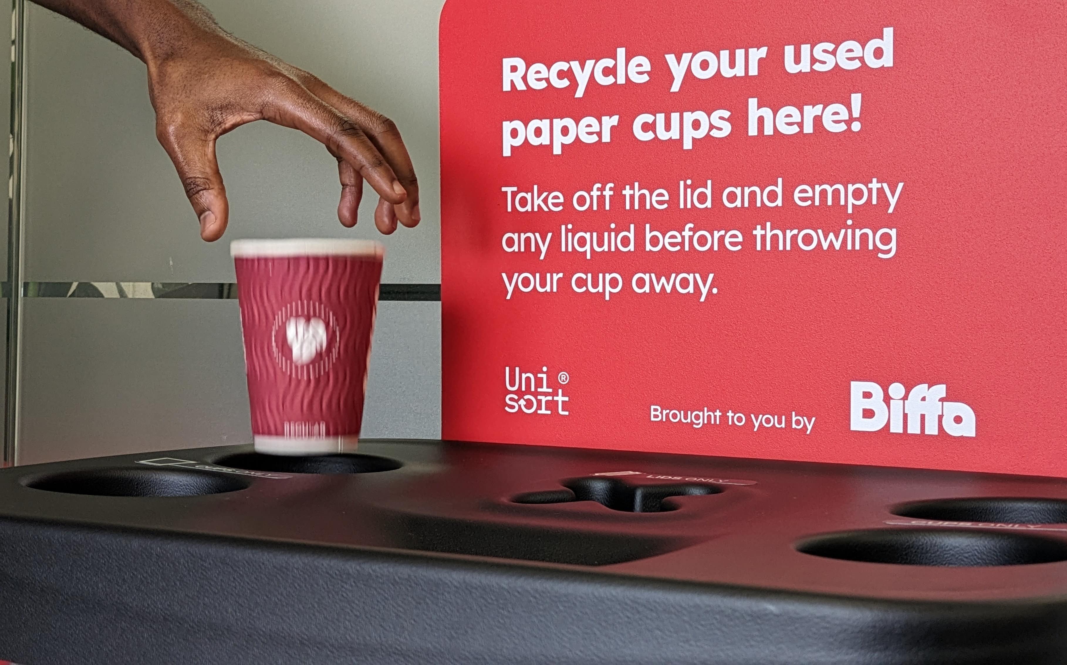 Biffa Recycling Scheme for Single Use Paper Cup - Biffa